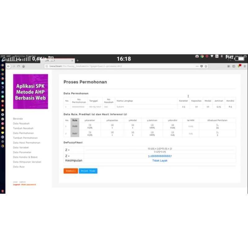 Jual Source Code Aplikasi Spk Metode Ahp Berbasis Web Di Seller P-store Net - Karangsoko, Kab ...