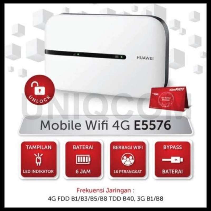 Jual Grab Ok Mifi Router Modem Wifi 4G Huawei E5576 Telkomsel Unlocked ...