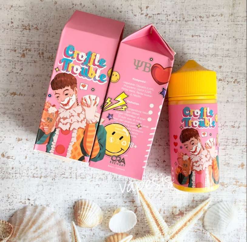 Jual Croffle Trouble 3mg 6mg 100ml Reza Arap Liquid Vape Waffle di ...