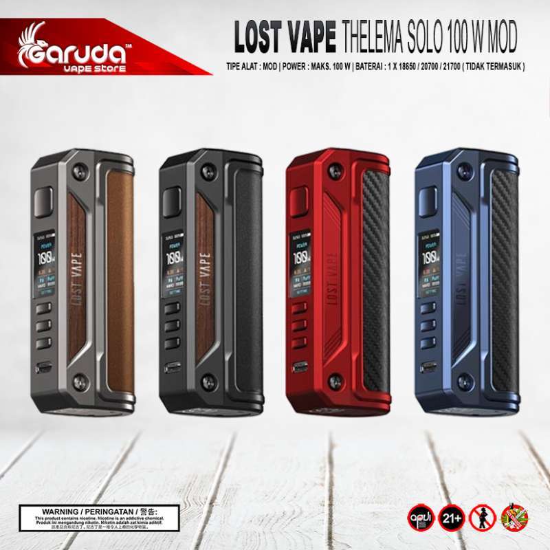 Jual Mod Thelema Solo Lost Vape 100% Authentic - SIERRA BLUE CF di ...