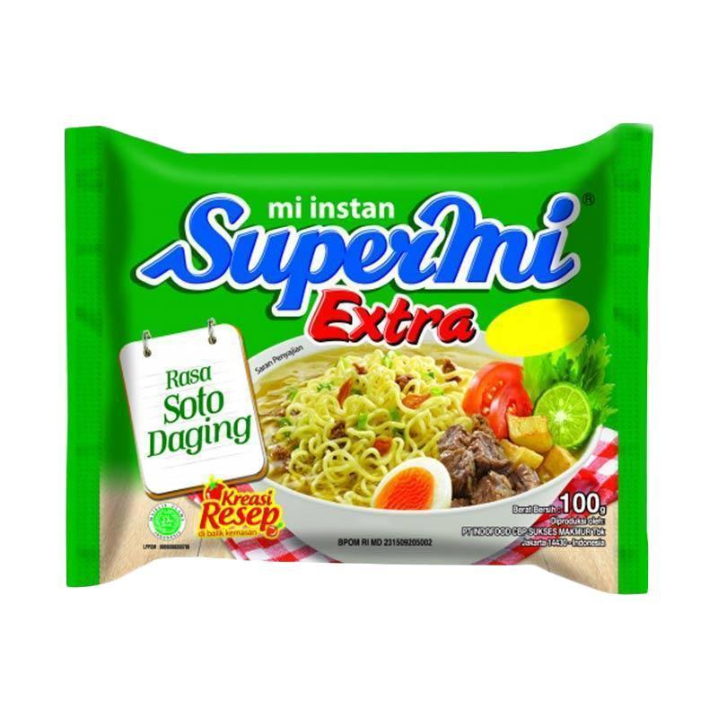 Jual Surabaya - Supermi Extra Rasa Soto Daging Mie Instan [100 G] Di ...