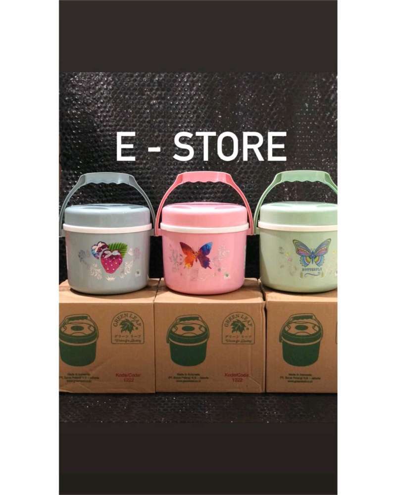 Jual TERMOS NASI MINI RICE BUCKET RANTANG TUNGGAL NASI MOTIF 1,5 LITER ...