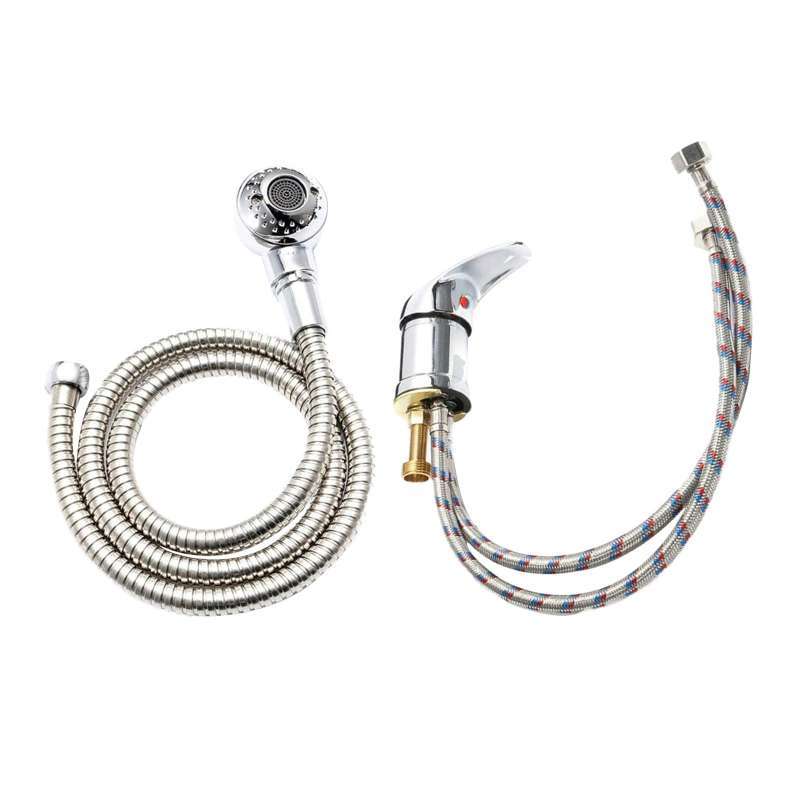 Jual Tap Shower Spray Hose Bath Sink Spray Attachment Head Washing ...