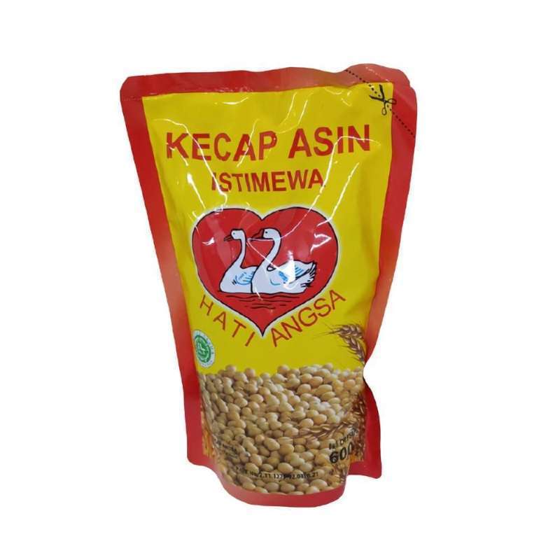 Jual Kecap Asin Hati Angsa 600 ml Refill / Kecap Angsa Asin / Kecap ...