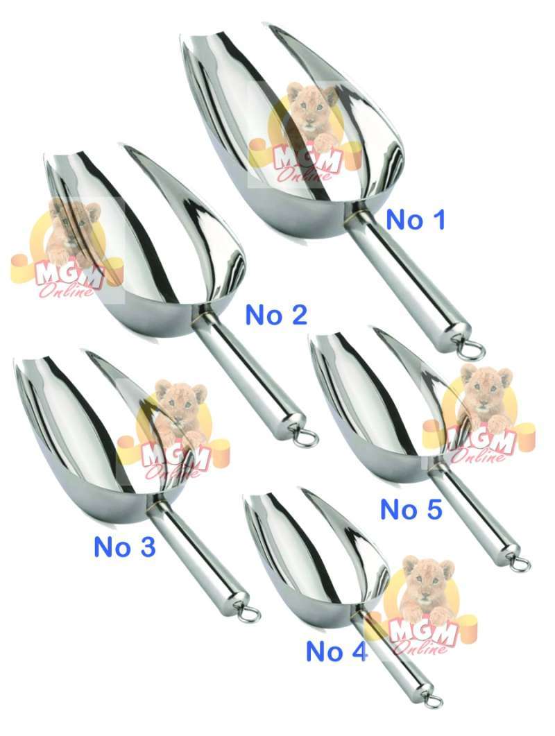 Jual Sendok Skop Es Batu Stainless 11 / 28CM ( Skop Beras / Skop Gula ...