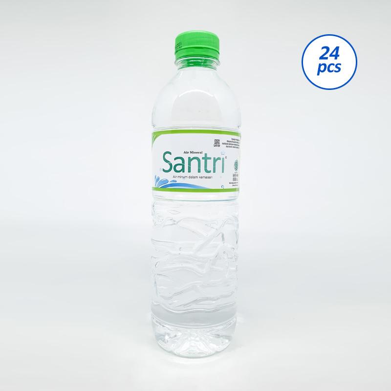 Promo Santri Air Mineral [600 Ml/ 1 Dus Isi 24 Botol] Diskon 19% Di ...