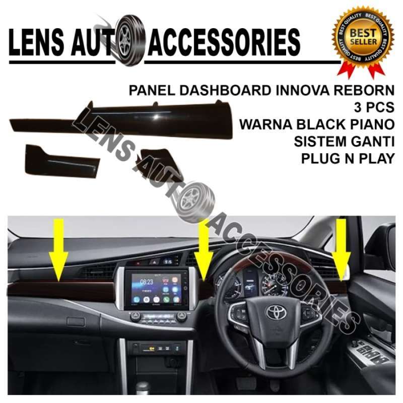 Jual ORIGINAL PANEL DASHBOARD INNOVA REBORN BLACK PIANO di Seller Store ...