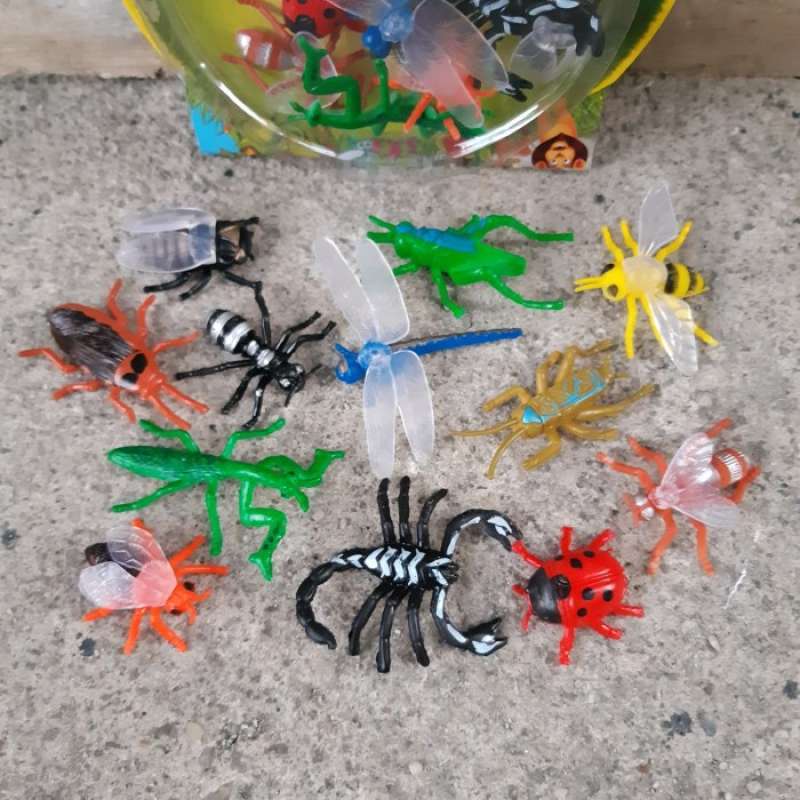 Jual MAINAN INSECT HEWAN SERANGGA ANAK EDUKATIF - KEBUN BINATANG MINI ...