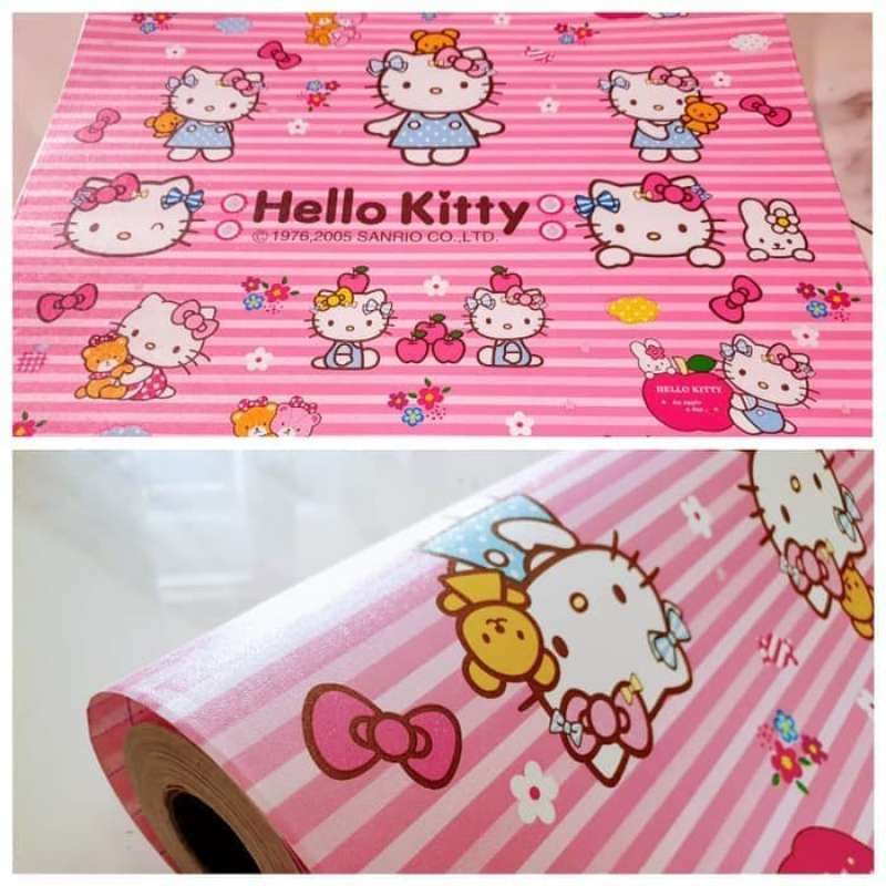 Jual Wallpaper Dinding Hello Kitty Salur 9m x 45cm di Seller Dya's Grosir - Pinangsia, Kota ...
