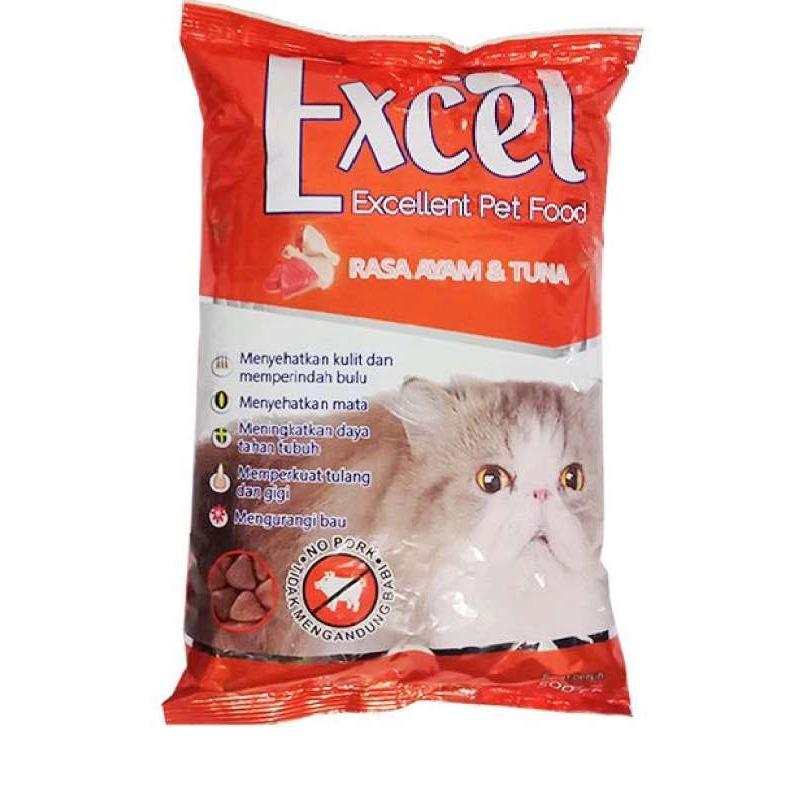 Jual Makanan Kucing Excel Freshpack 500gr Excel donat Excel Ikan 500 gr ...