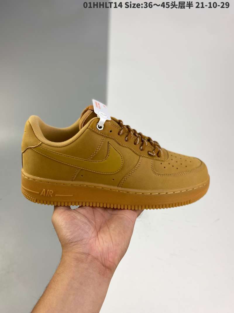 Jual Nike Air Force1 Low Af1 Classic Wheat Air Bugle Low Top Casual ...