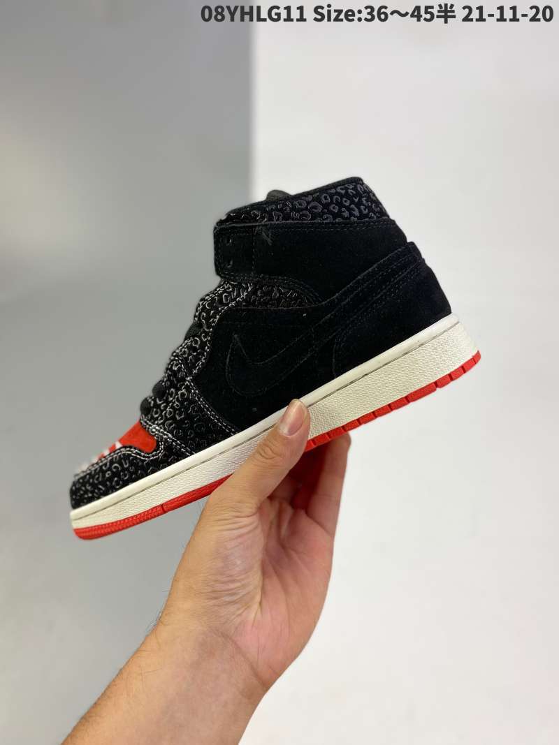 Jual Nike Air Jordan 1 Mid se medium top red bean milk tea aj1 Jordan 1 ...