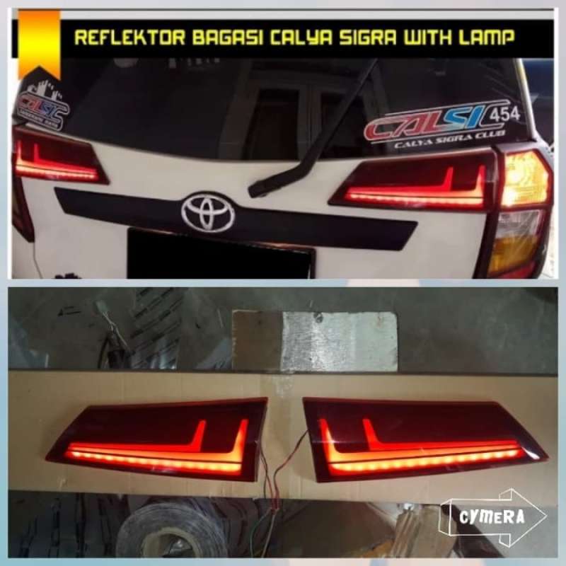 Jual RECOMMENDED Reflektor mobil calya dan sigra pakai lampu di Seller ...