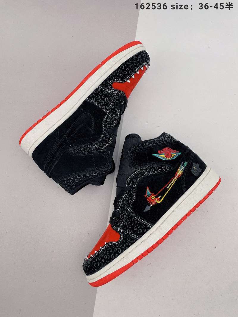 Jual Nike Air Jordan 1 Mid Se Medium Top Red Bean Milk Tea Aj1 Jordan 1 ...