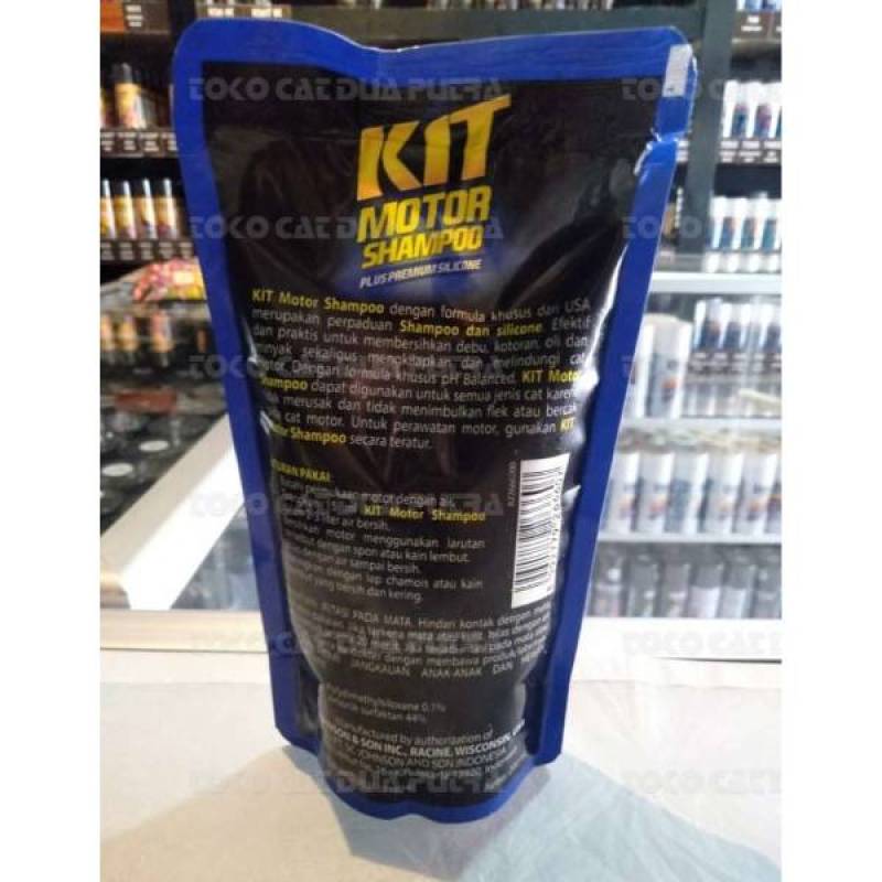Jual Kit Motor Shampoo Pouch 200 ml di Seller Toko Cat Dua Putra - Bode ...
