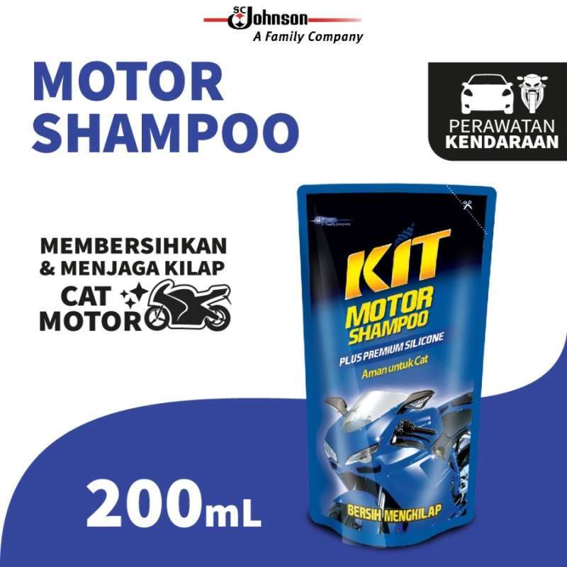 Jual Kit Motor Shampoo Pouch 200 ml di Seller Toko Cat Dua Putra - Bode ...