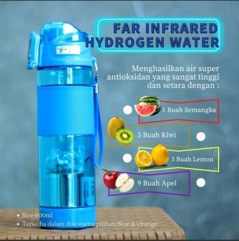 Jual [ ORIGINAL ] BOTOL AIR HIDROGEN MEGA HYDROGEN ASLI AIR ALKALIN di ...