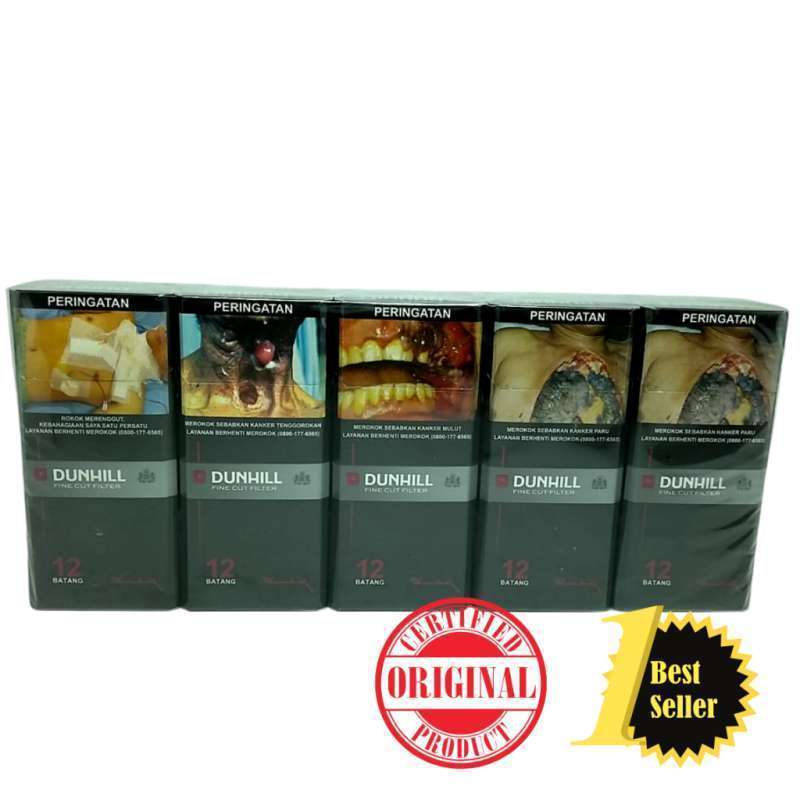 Jual Dunhill Hitam 12 / Rokok Dunhill Hitam 12 / 1 Slop Di Seller ...