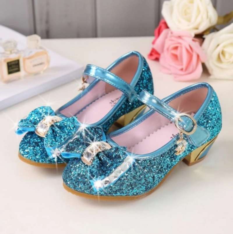 Jual No Brand Sepatu Anak Perempuan Sepatu Princess Elsa Frozen Heels ...