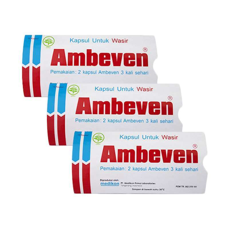 Jual Ambeven Kapsul Iis 10 Kapsul Obat Untuk Mengatasi Ambien / Wasir Harga Per Strip Di Seller ...