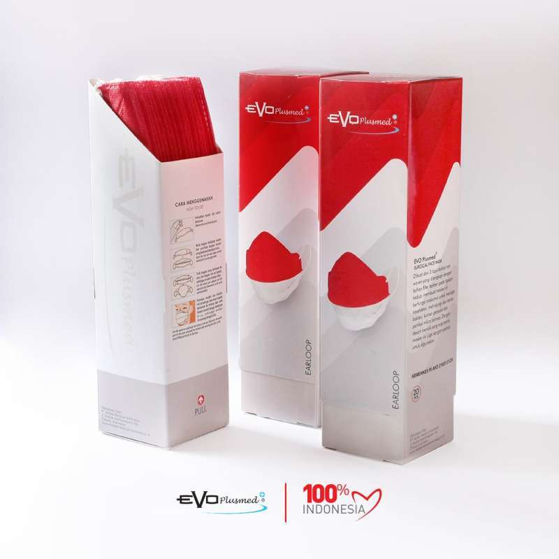 Promo [last Chance] - Evo Plusmed+ Surgical Face Mask [1 Box/ 20 Pcs ...