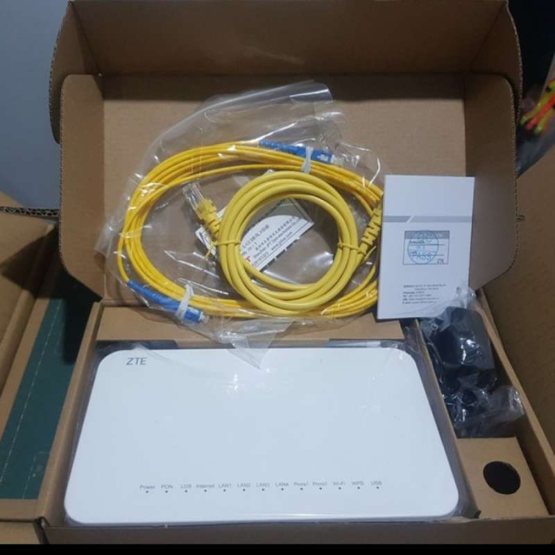 Jual ORIGINAL ONT ZTE F609 V3 BARU FULL SET di Seller SOLUSI GEMILANG ...