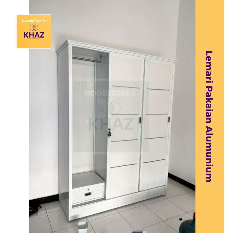 Promo Lemari Pakaian Alumunium Panel Acp 2 Pintu Diskon 14% Di Seller ...