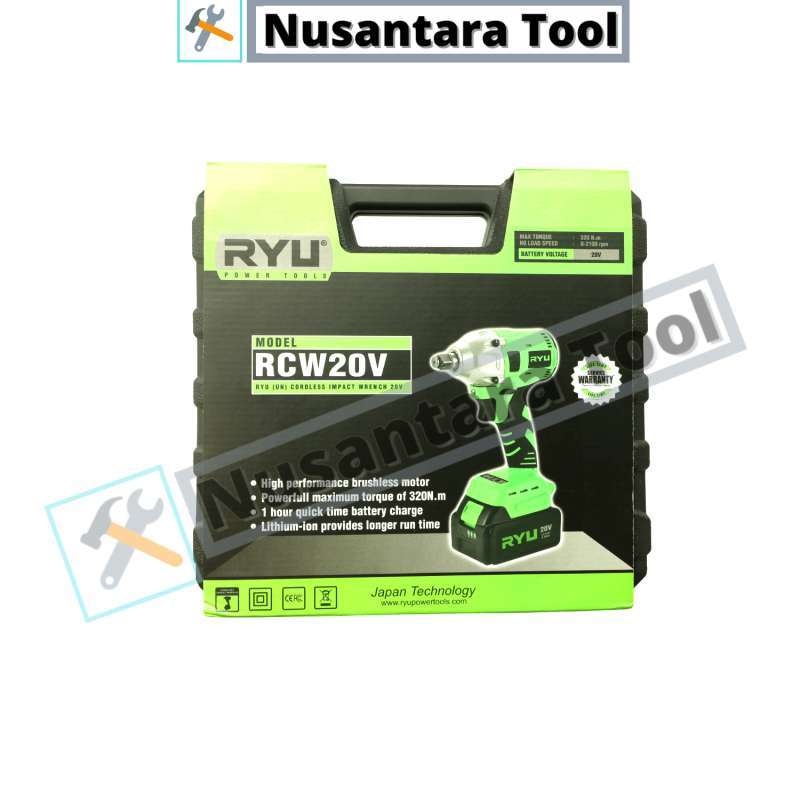 Jual Ryu Cordless Impact Wrench Rcw 20v Alat Pembuka Baut Ban Mobil ...