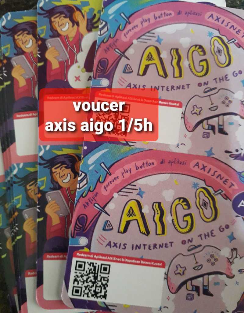 Jual AXIS AIGO 1/5HARI (voucher fisik) di Seller Eagles cell - Panjer ...