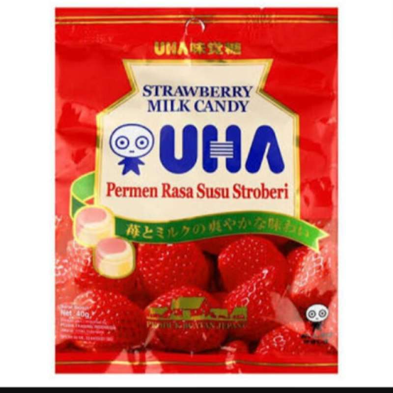 Promo Uha Strawberry Permen Susu Strawberry 103 Gram Diskon 27% Di ...