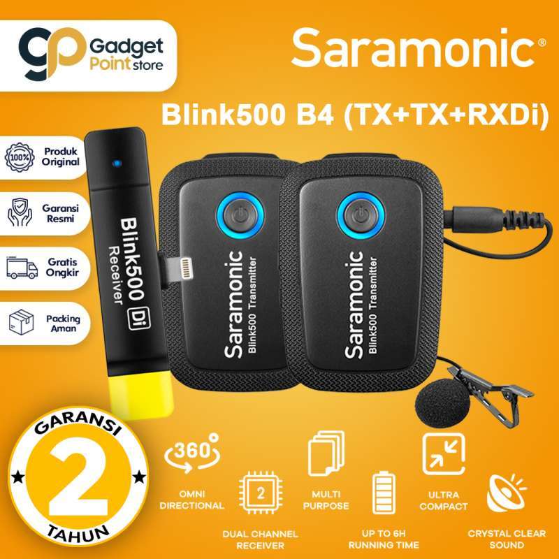 Promo Saramonic Blink 500 B4 For 2 Person Digital Wireless Lightning
