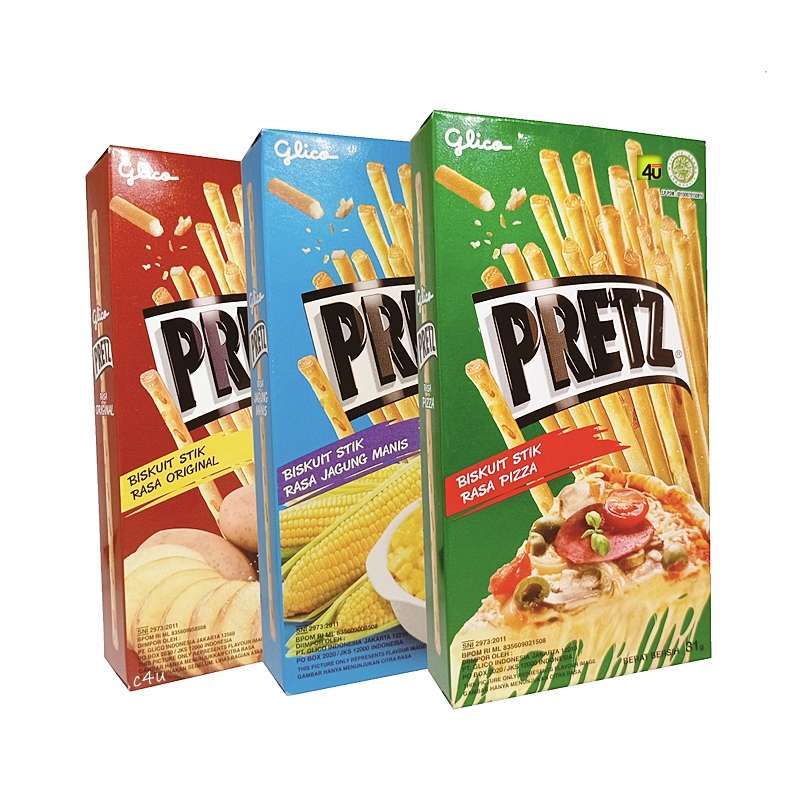 Jual PRETZ - Biscuit Pretzel Stick - 31g di Seller cemilan4u - Babakan ...