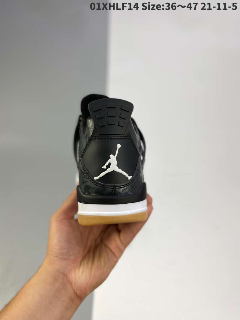 Jual Original The NIKE AIR JORDAN 4 Black Laser black laser pattern has ...