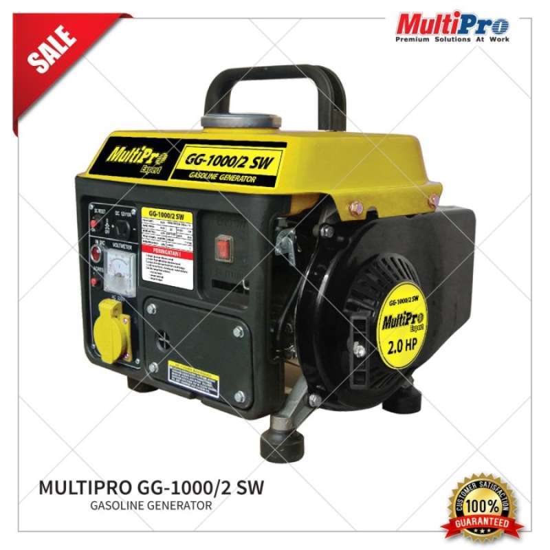 Jual Multipro Mesin Genset Listrik Bensin GG 1000/2 SW di Seller ...