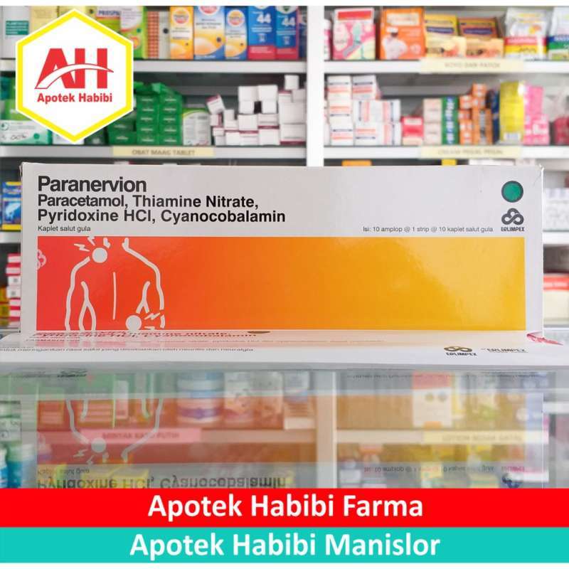 Promo Paranervion Paranerpion Paranerfion 1 Strip Isi 10 Kaplet Obat ...