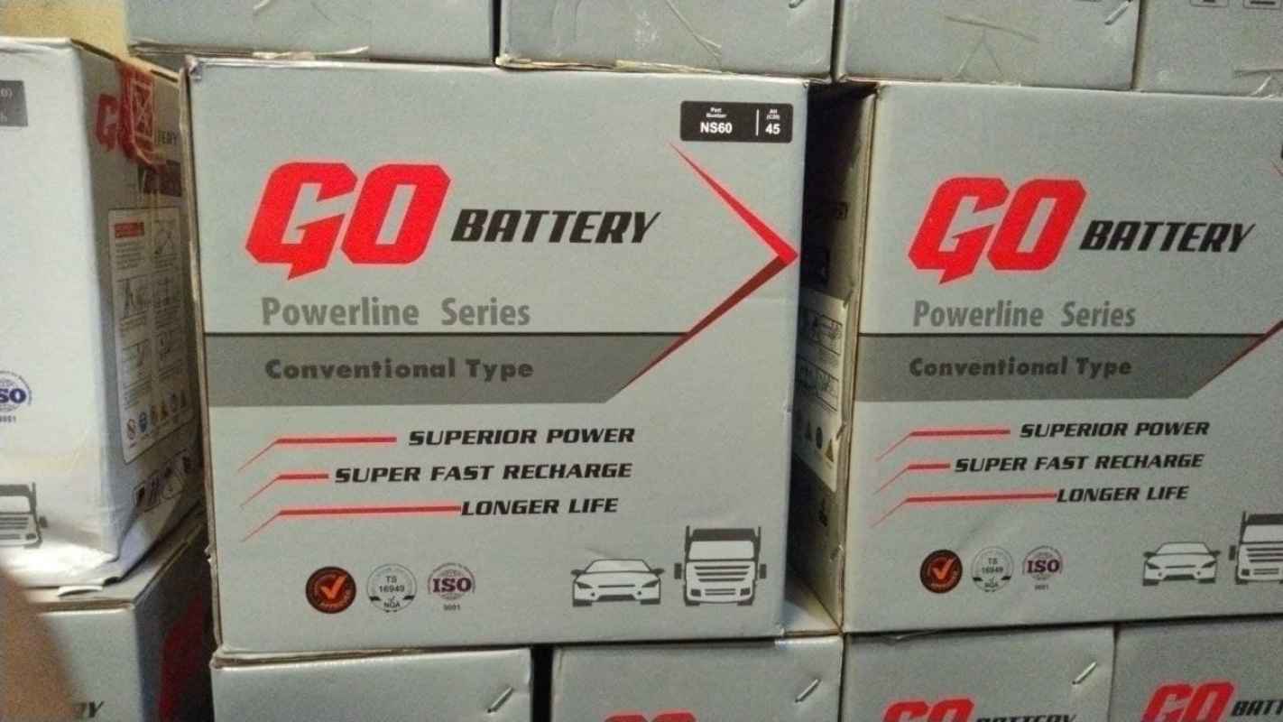 Jual AKI MOBIL CHERY GO BATTERY BASAH NS60 12V 45AH di Seller Toko ...