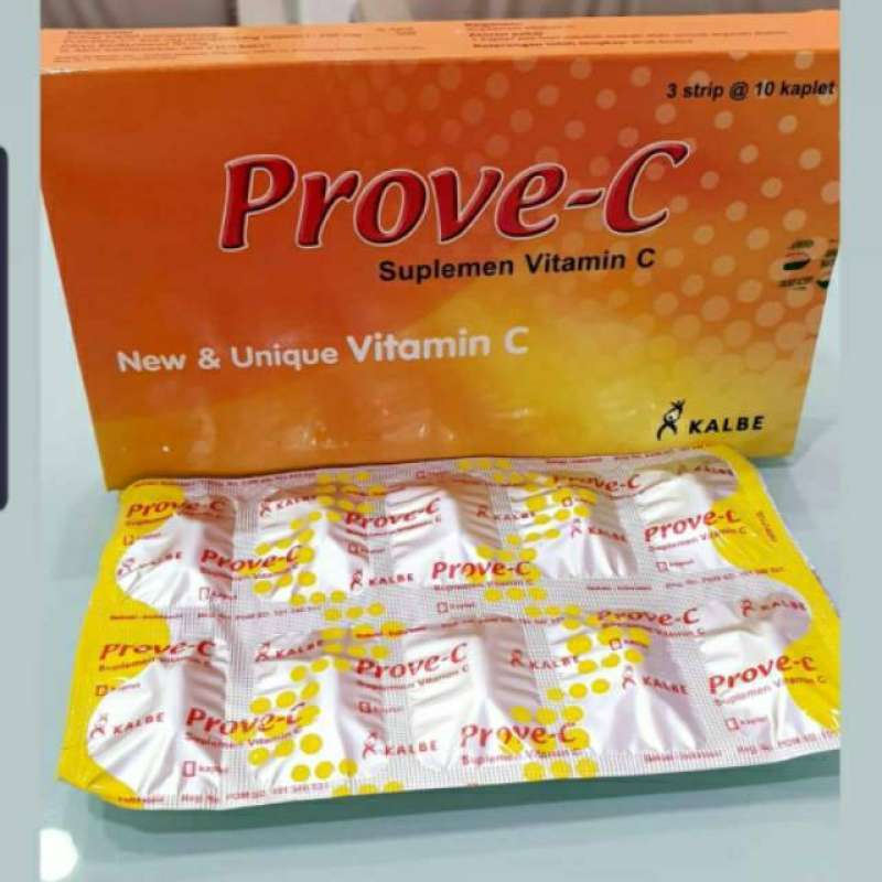 Jual Kalbe Prove C 500 Mg Box Isi 30 Kaplet Suplemen Vitamin C Murni Di ...