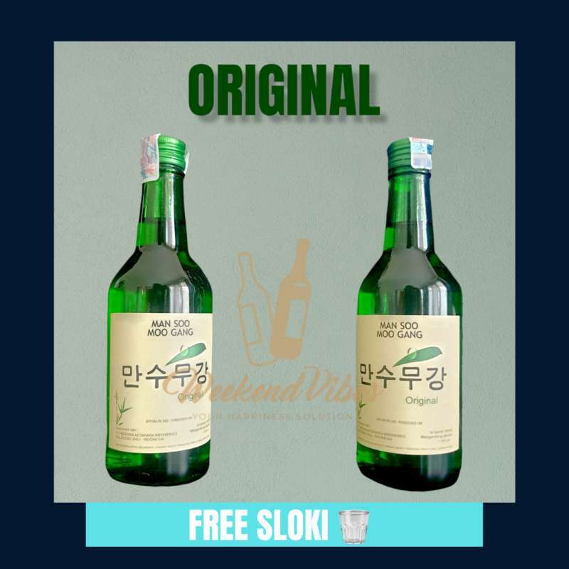 Promo Man Soo Moo Gang Soju Korea Original [360 mL] Diskon 20% di ...