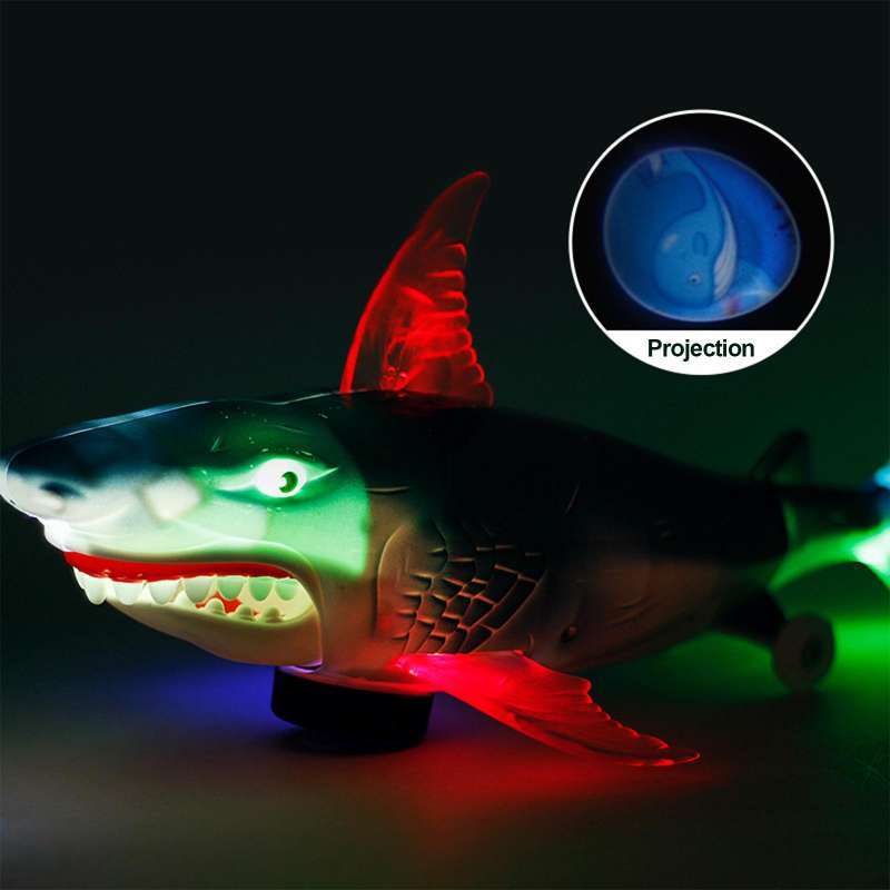 Promo Electric Shark with LED Light and Music for Ages 4 and up ...