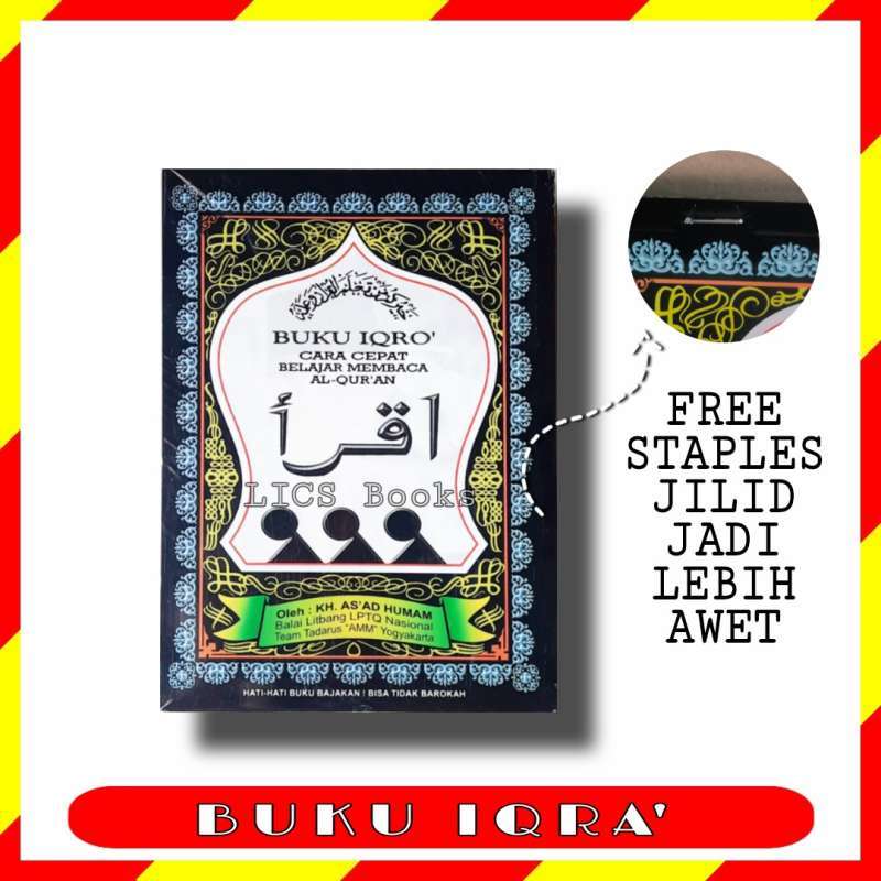 Jual Buku Iqra' Iqra Besar dan Juz 'Amma Untuk Anak Mengaji Belajar ...
