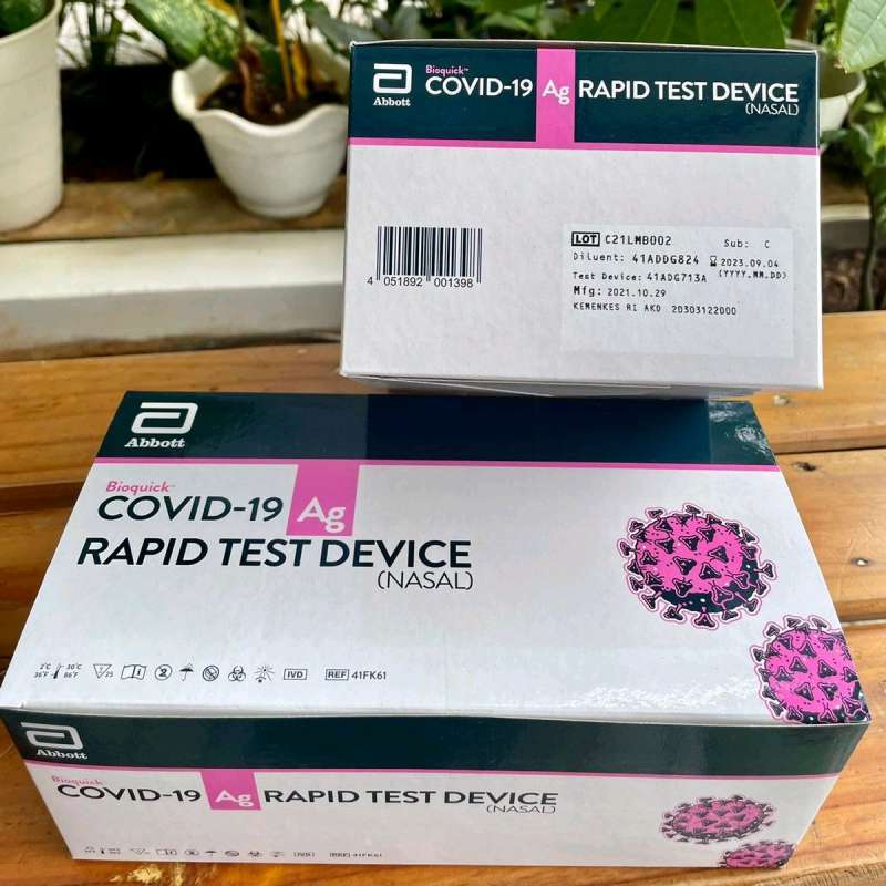 Jual BIOQUICK ABBOTT NASAL ANTIGEN SWAB AKD ABBOTT BIOQUICK NASAL SWAB ...