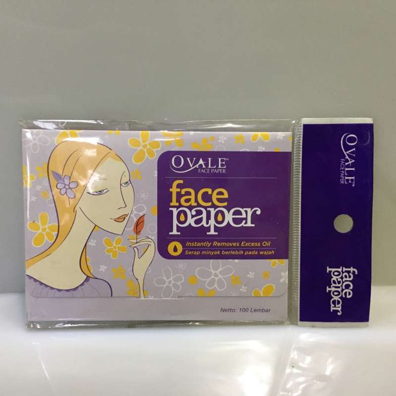 Jual Ovale Face Paper - Kertas Minyak 100 lembar Besar di Seller bunda ...