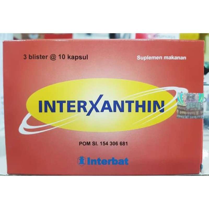 Jual INTERXANTHIN Kapsul 4 MG Isi 30 Kapsul Antioksidan Untuk ...