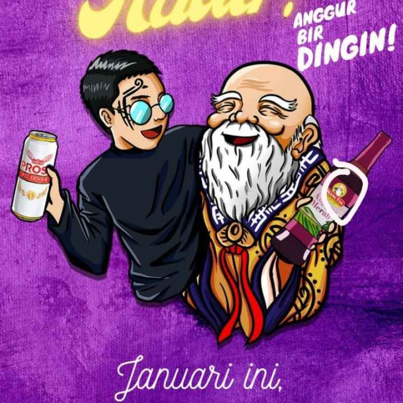 Jual Abidin Anggur Bir Dingin 60ml By Orang Tua / Ot X Prost - Liquid ...