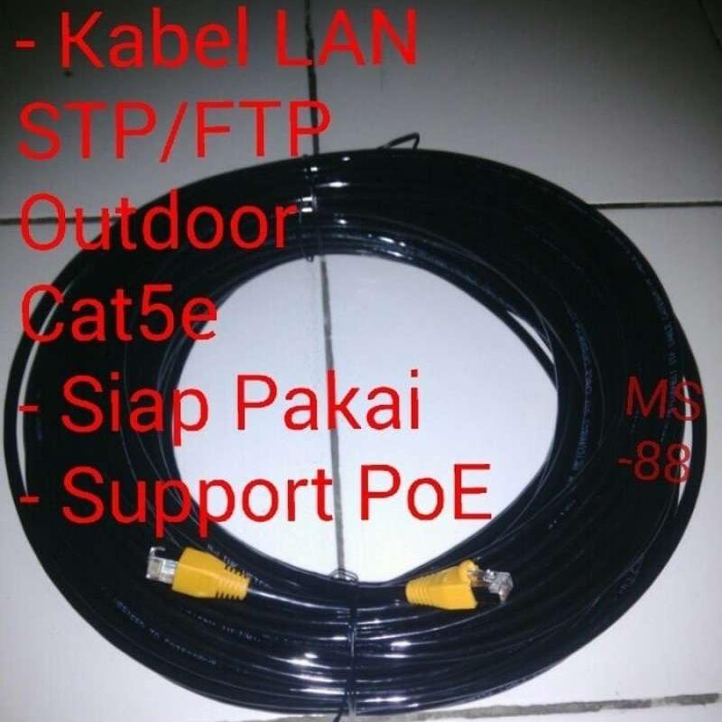 Promo Kabel LAN STP/FTP Cat5e (Outdoor / Indoor) Panjang 75 Meter/Kabel ...