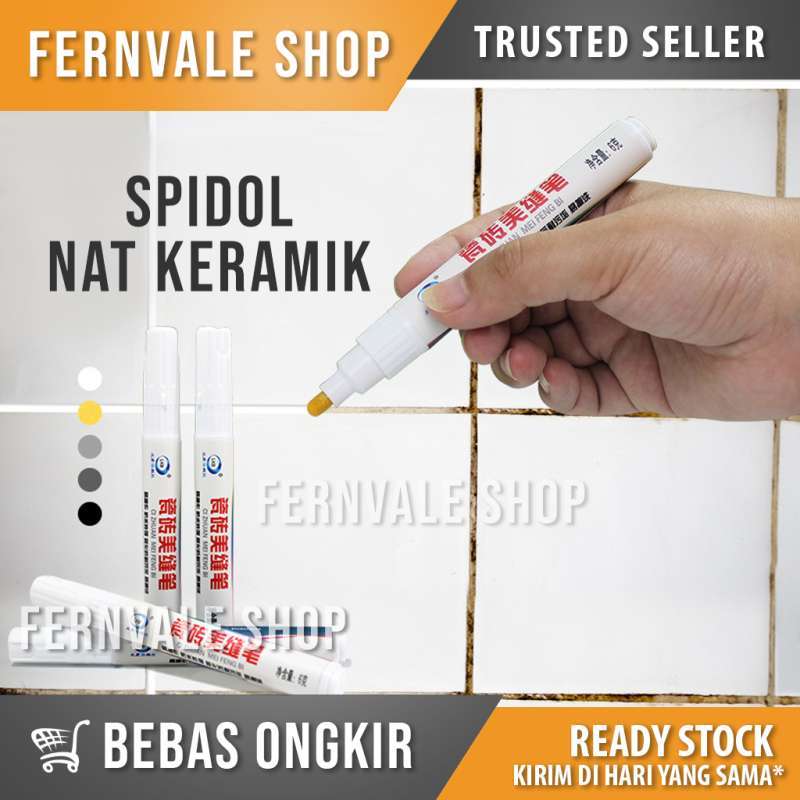 Jual Tile Reform Tile Grout Marker - Spidol Nat Keramik - Hitam di ...
