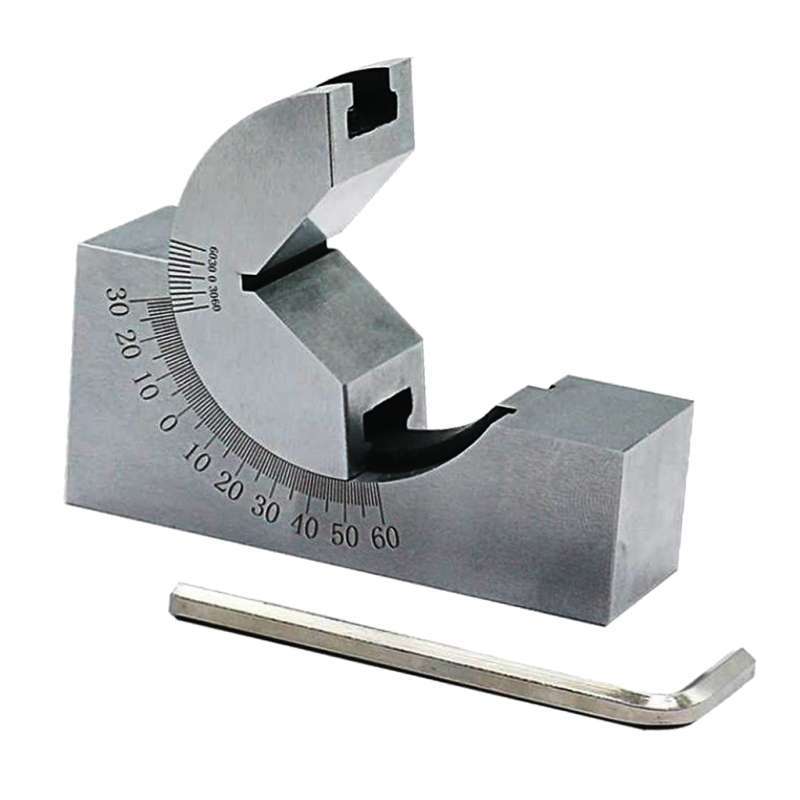 Jual 0° To 60 Adjustable Angle V Block Gauge, Precision Micro ...