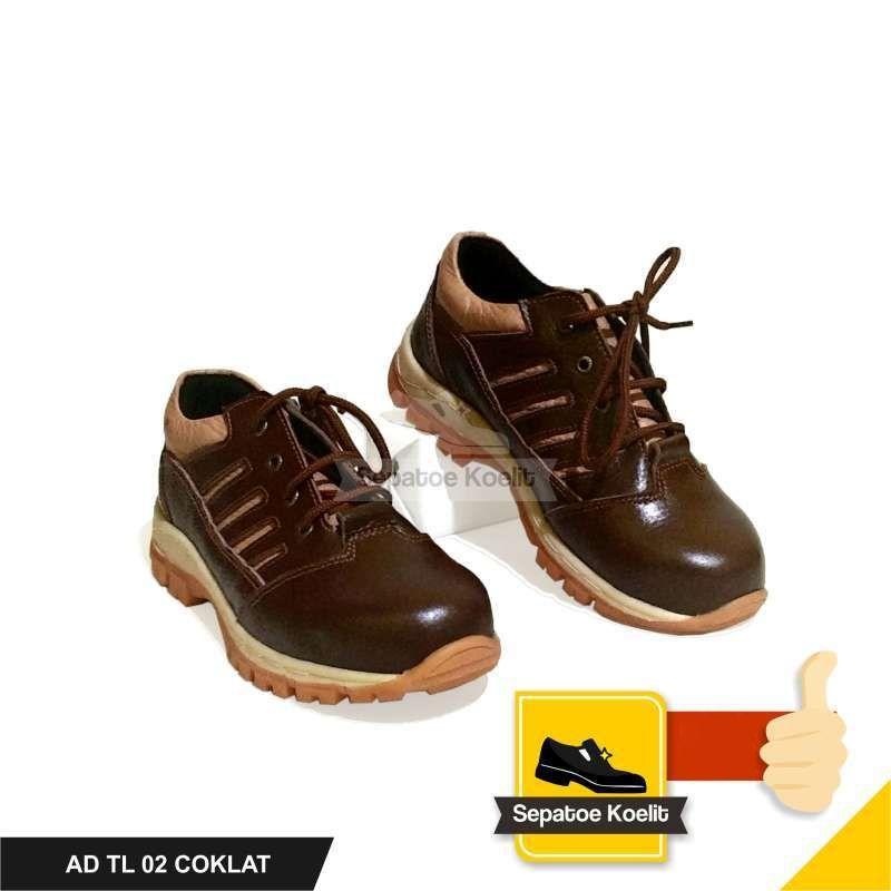 Jual Sepatu Safety - Sepatu Kerja Safety Kulit Suede Model Tali Di ...
