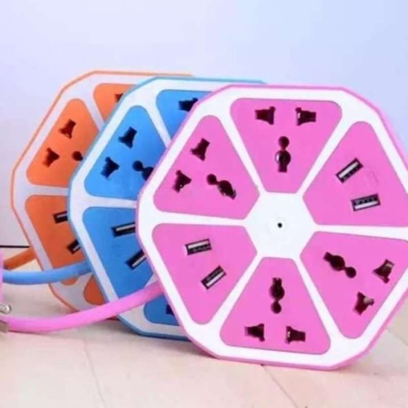 Jual COLOKAN MODEL BUAH / COLOKAN LISTRIK 4 USB 4 LUBANG di Seller ...