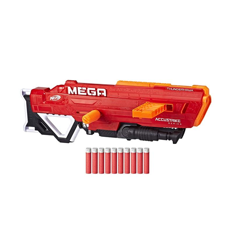 Promo Hasbro Nerf Thunderhawk AccuStrike Mega Blaster Longest Blaster ...